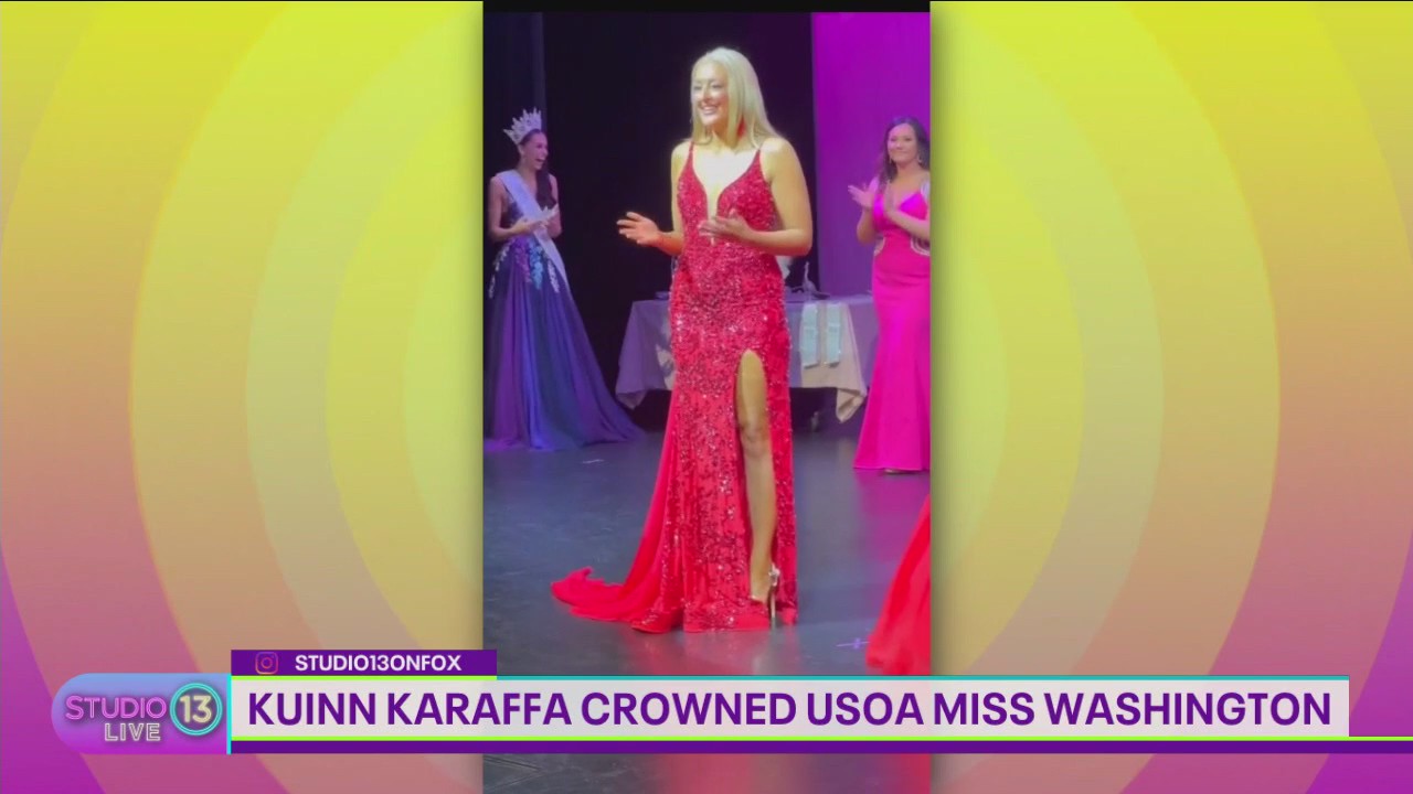 In-studio interview: Kuinn Karaffa crowned USOA Miss Washington | FOX ...