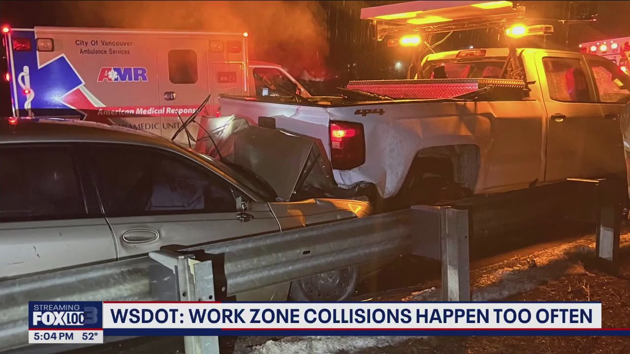 WSDOT warns drivers to slow down in work zones | FOX 13 Seattle