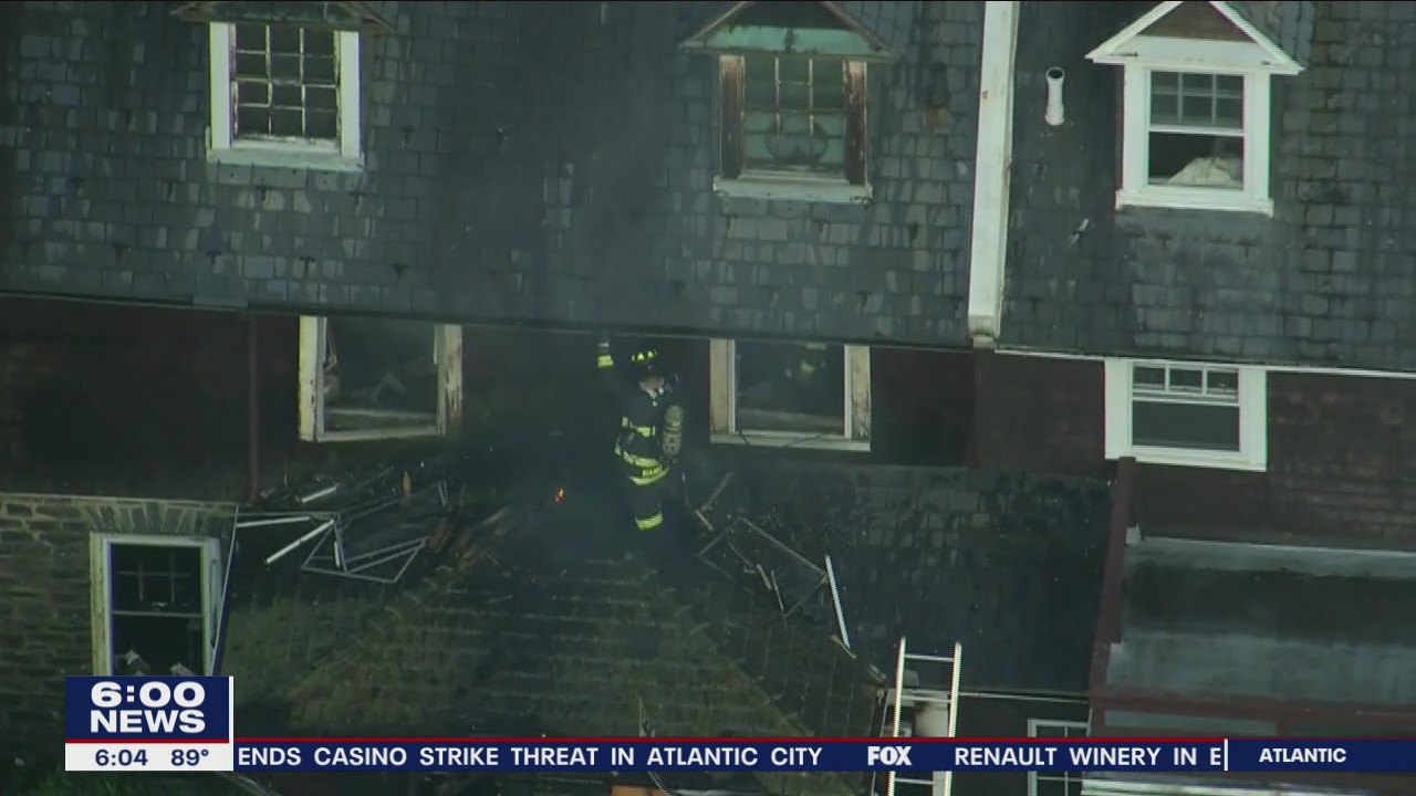 Woman killed, firefighters injured in Jenkintown duplex fire | FOX 29 ...