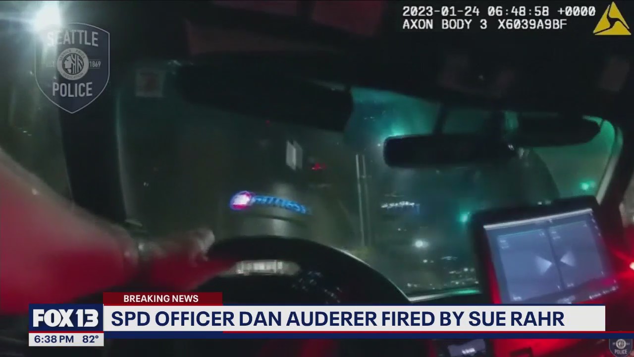 Seattle Police officer Daniel Auderer fired | FOX 13 Seattle