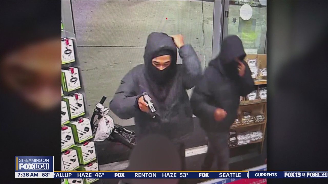 Armed robbery in Bellevue, WA gas station | FOX 13 Seattle