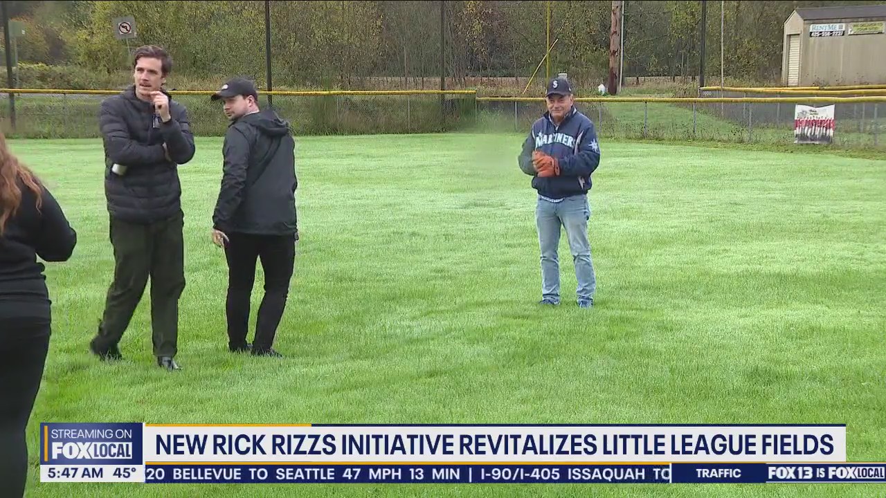New Rick Rizzs initiative revitalizes little league fields | FOX 13 Seattle