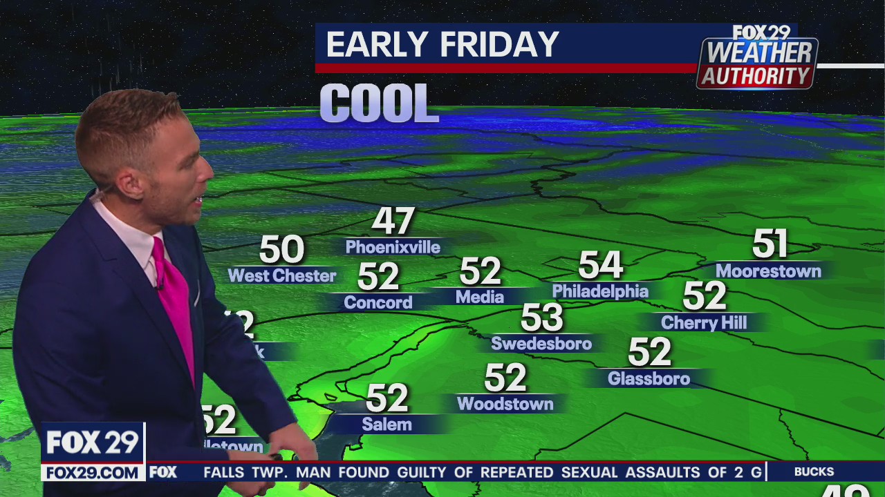 Weather Authority: 10 p.m. Thursday forecast | FOX 29 Philadelphia