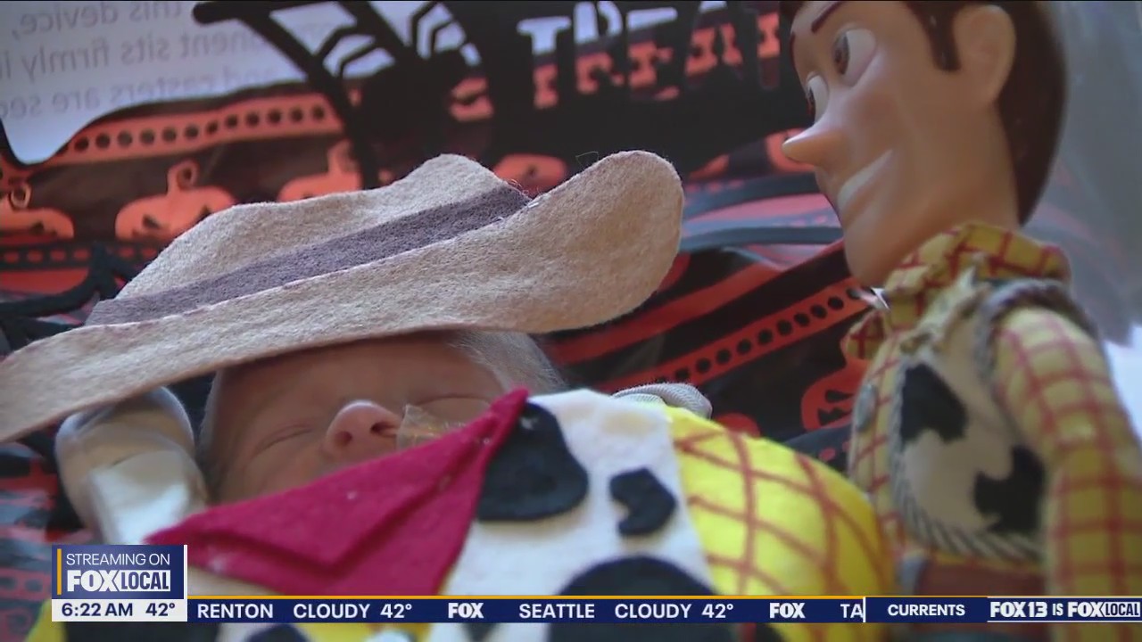 Halloween celebration at Overlake NICU | FOX 13 Seattle