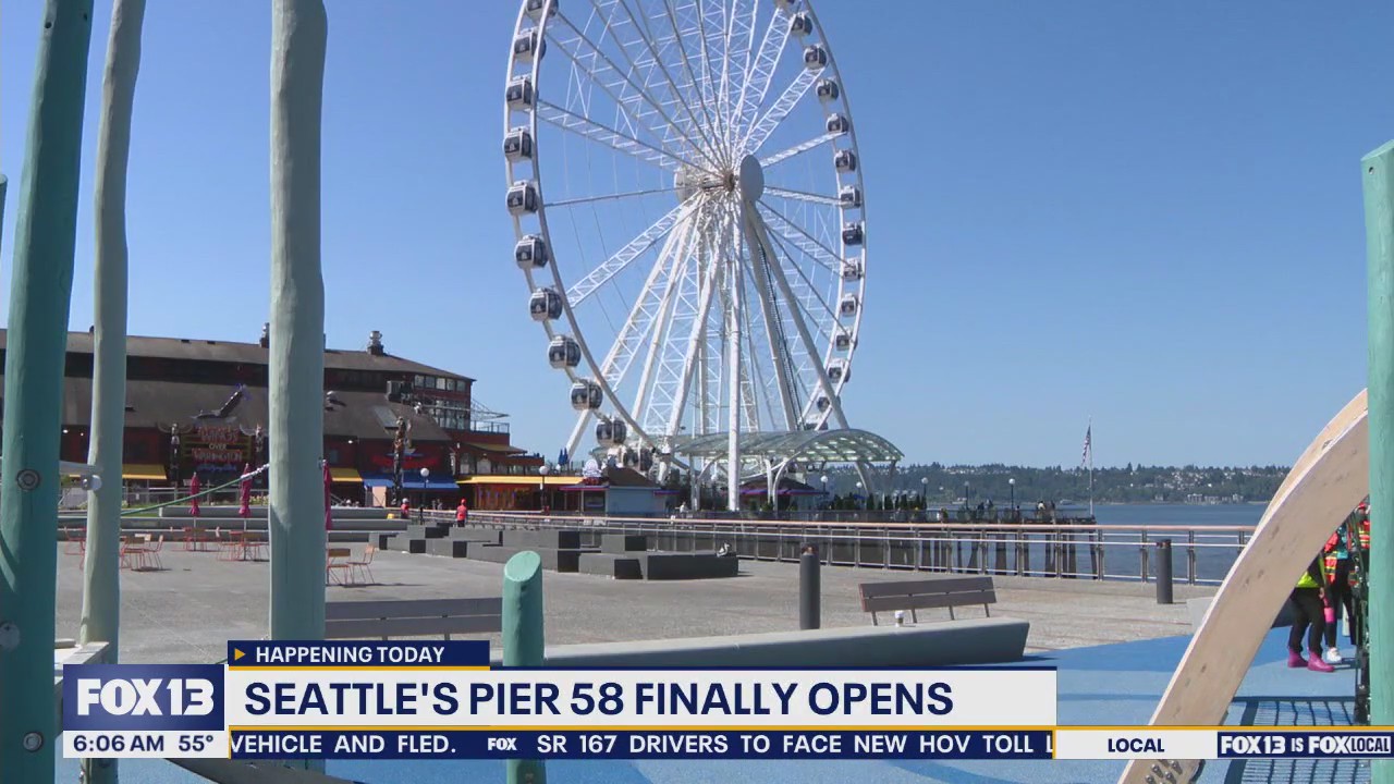 Seattle's Pier 58 finally opens | FOX 13 Seattle