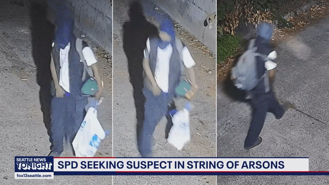 Seattle police seek suspect in string of arsons | FOX 13 Seattle
