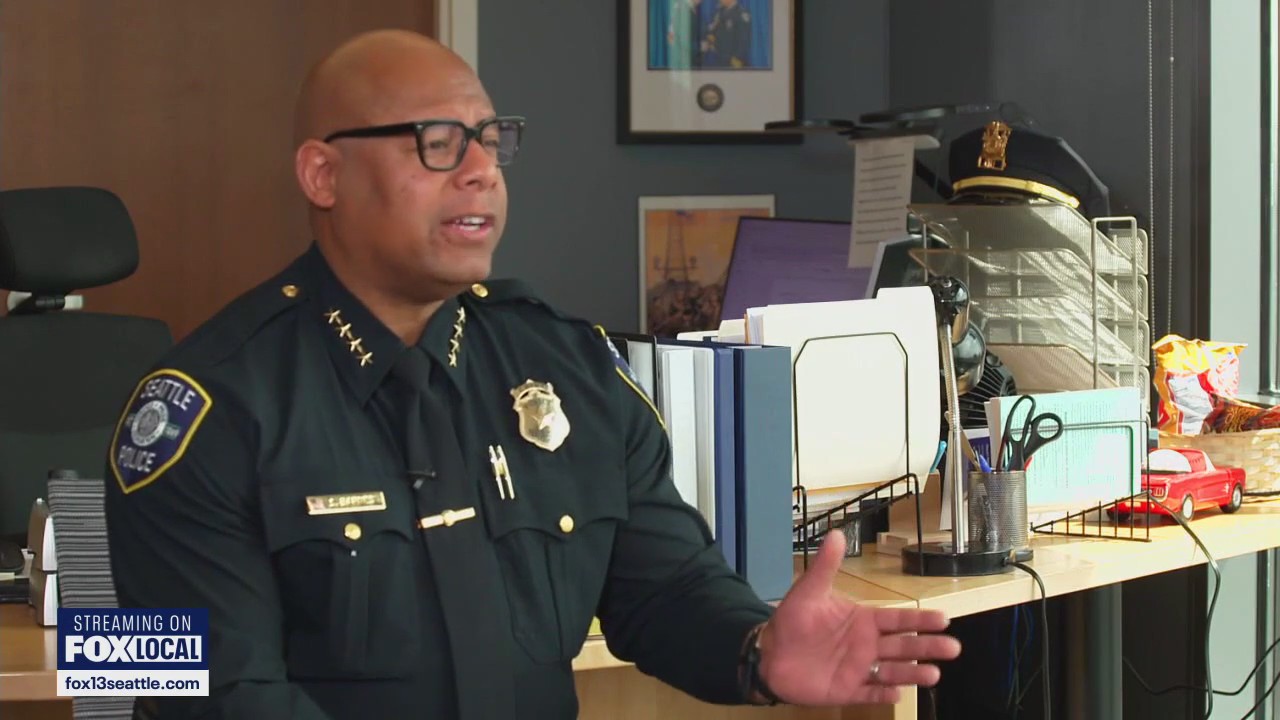 One-on-one with Seattle Police Chief Shon Barnes | FOX 13 Seattle