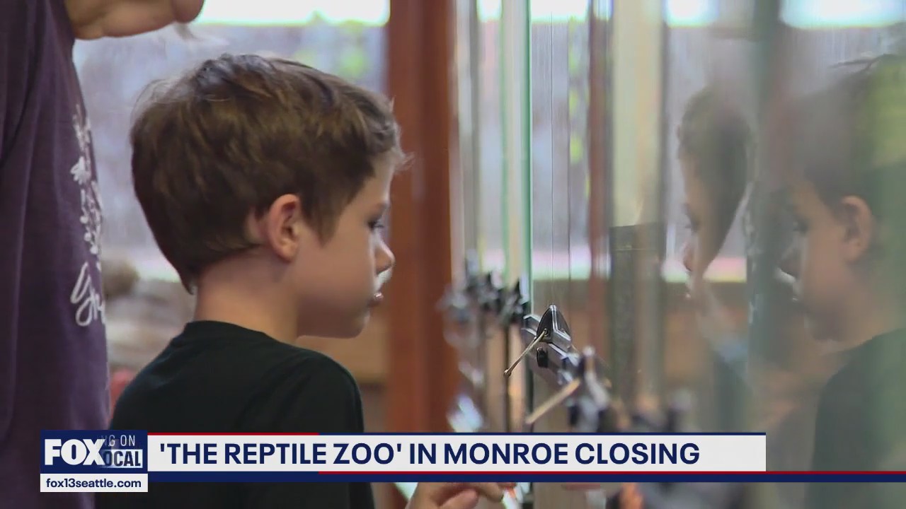 The Reptile Zoo in Monroe, WA is closing its doors | FOX 13 Seattle