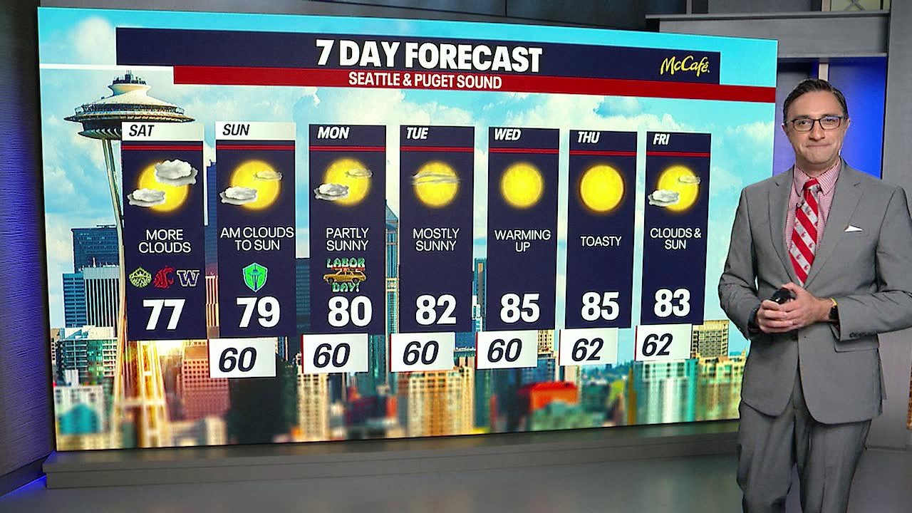 Seattle Weather: Labor Day Weekend Forecast | FOX 13 Seattle