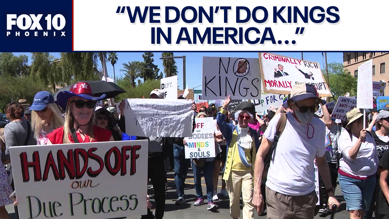 'No Kings': Several protests planned in AZ | FOX 10 Phoenix