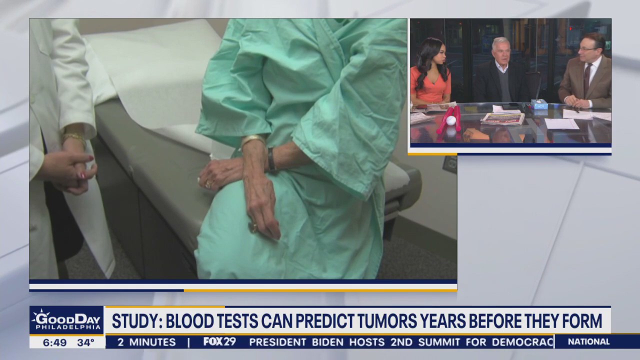 Study finds blood tests can predict tumors years before they form | FOX ...