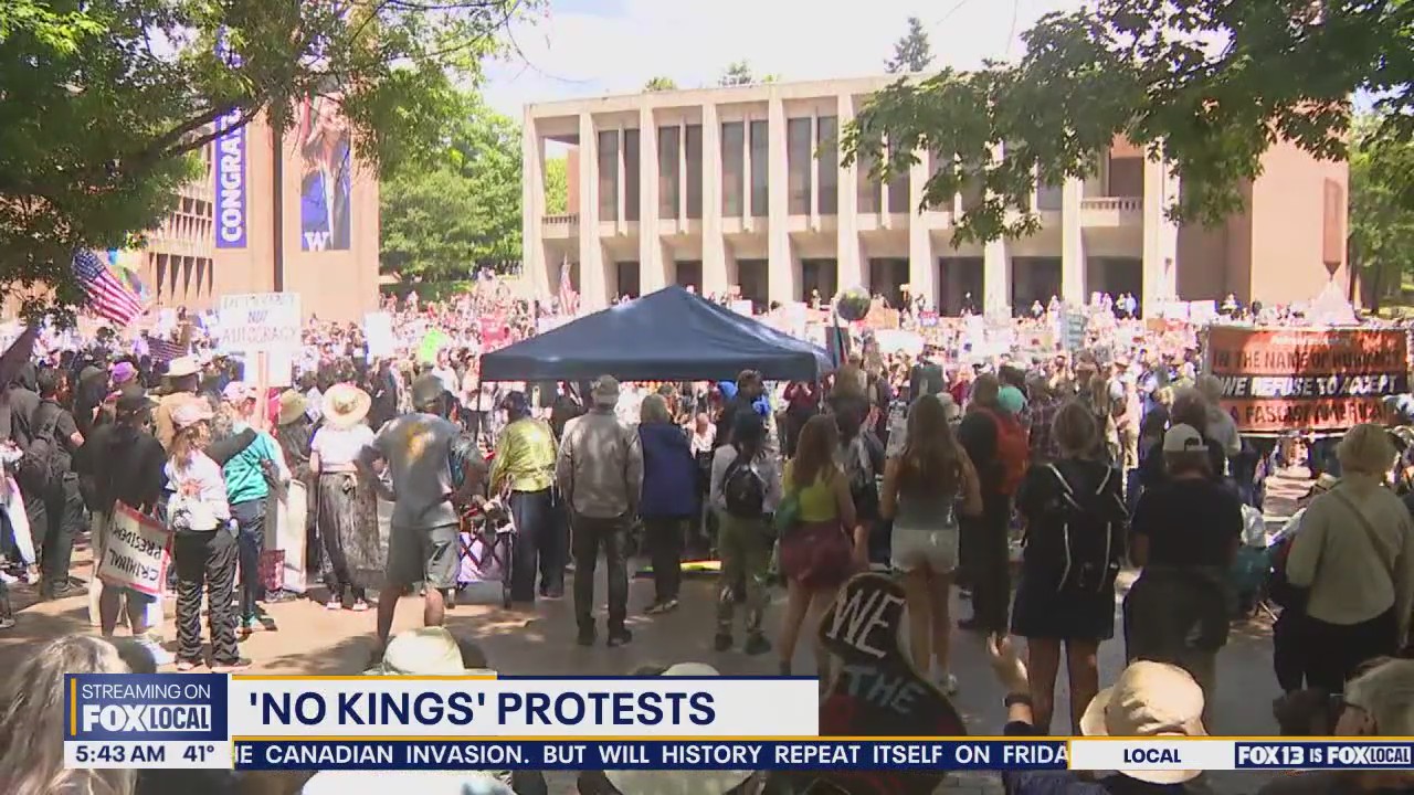 'No Kings' protests set for this weekend in Seattle | FOX 13 Seattle