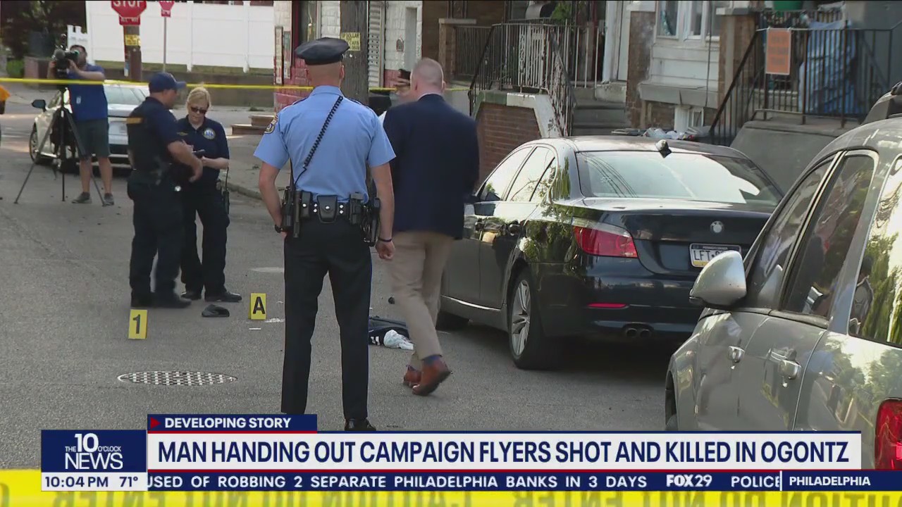 Police: Man handing out campaign flyers shot and killed in Ogontz | FOX ...