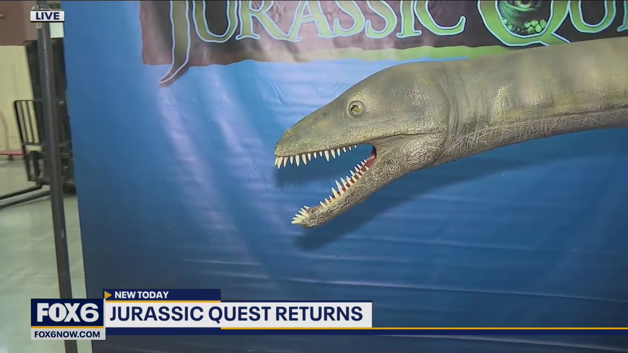 Dinosaurs everywhere at Wisconsin State Fair Park | FOX6 Milwaukee