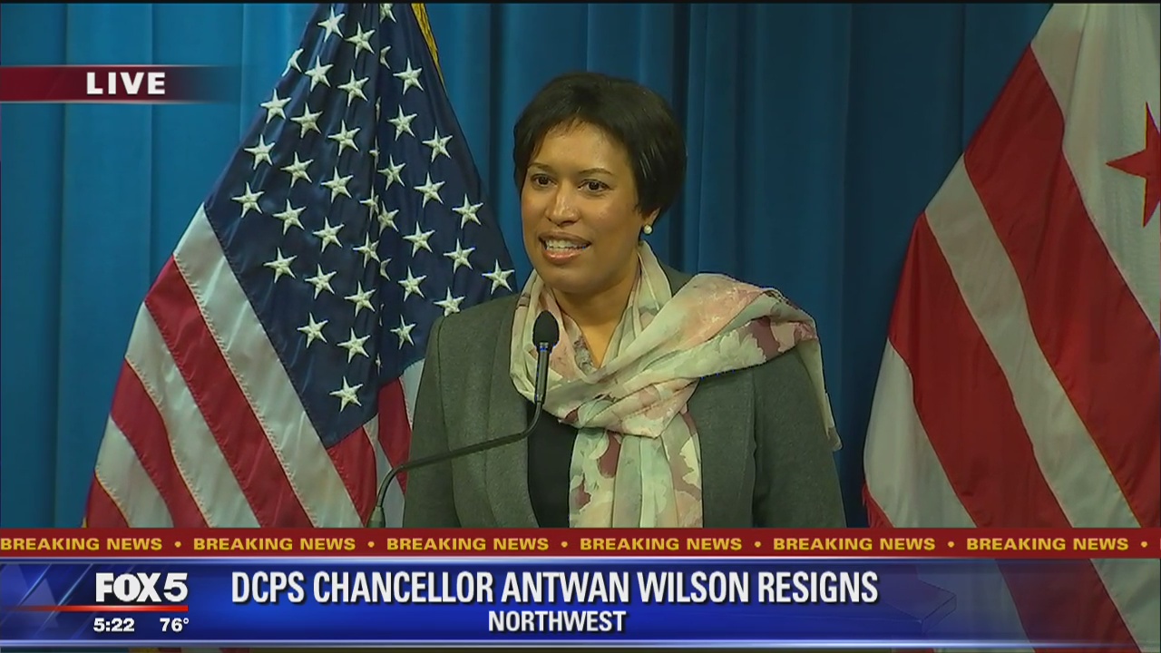 Mayor Bowser accepts resignation of DC Public Schools Chancellor Antwan ...