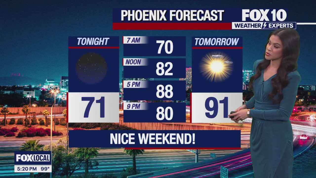 Evening Weather Forecast - 10/3/25 | FOX 10 Phoenix