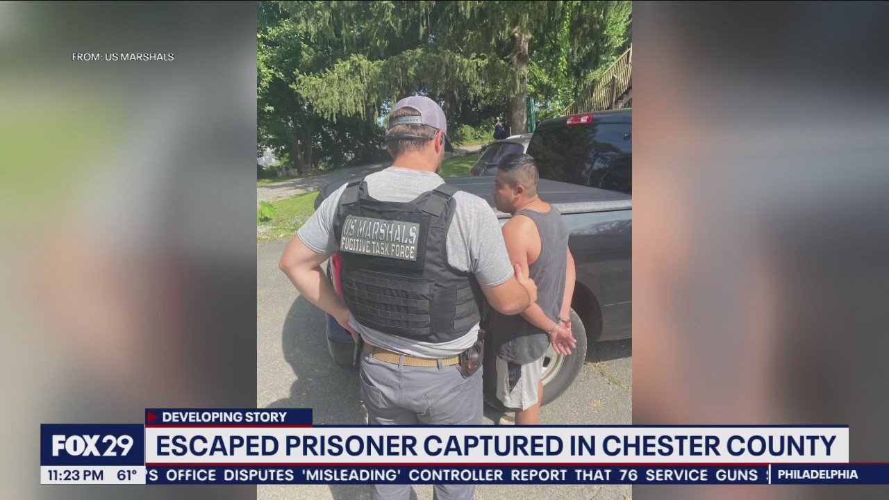 Escaped Missouri inmate recaptured in Chester County: U.S. Marshals ...
