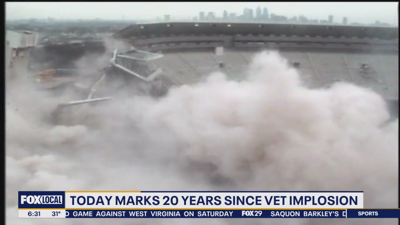 Veterans Stadium was imploded 20 years ago | FOX 29 Philadelphia