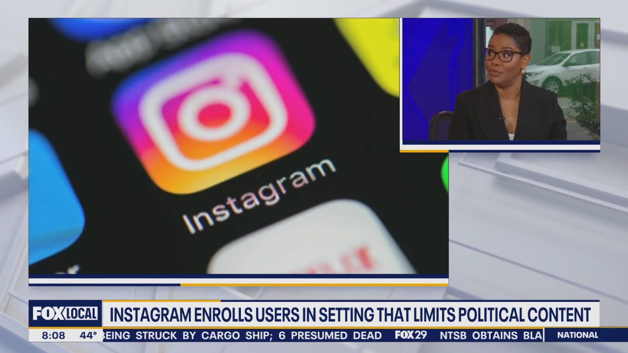 Instagram enrolls users in setting that limits political content | FOX ...