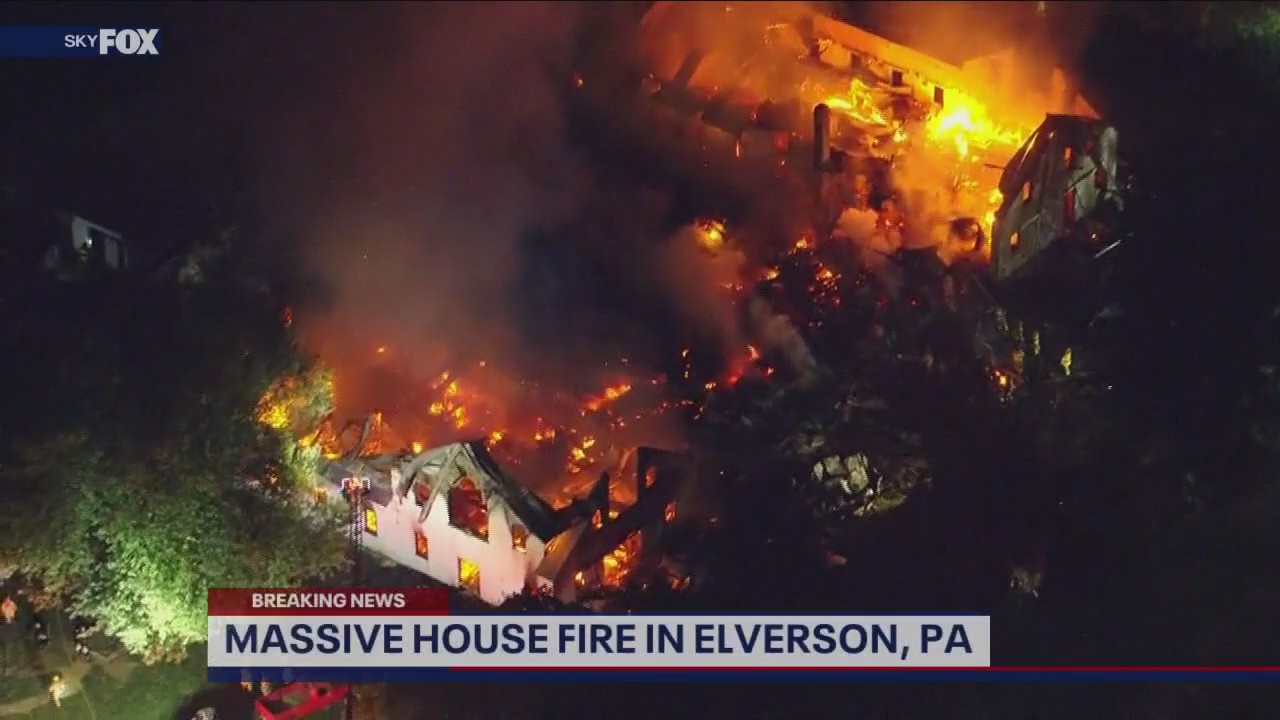 Massive fire raged in Chester County building | FOX 29 Philadelphia