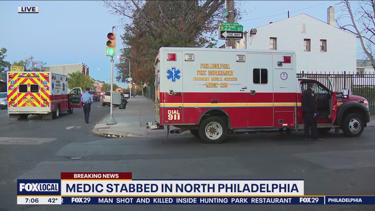 Philadelphia medic stabbed in ambulance by patient: police | FOX 29 ...