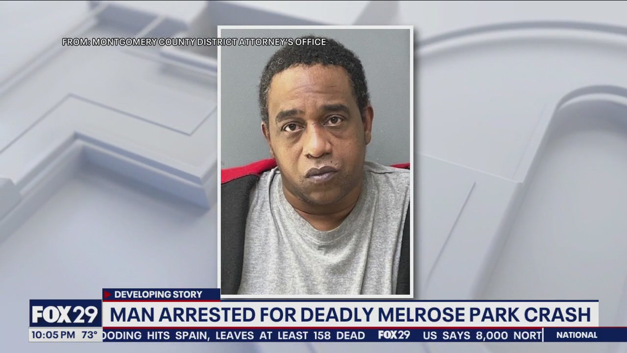 Man arrested and charged in deadly Melrose Park crash | FOX 29 Philadelphia