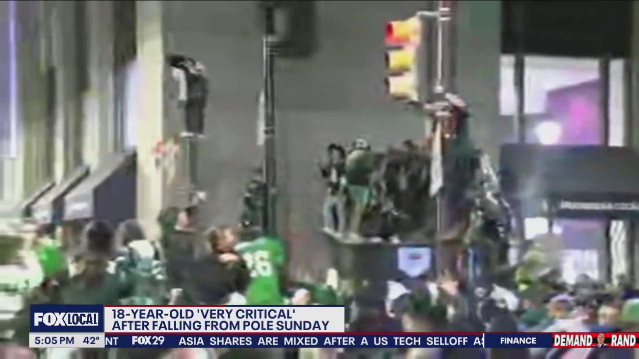 18-year-old 'very critical' after falling from pole after Eagles Super ...