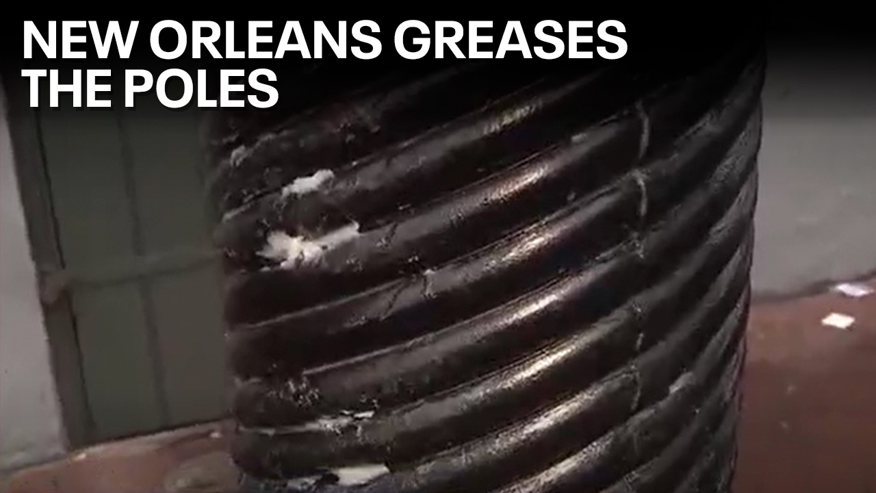 Super Bowl: Poles greased in New Orleans for the first time | FOX 29 ...