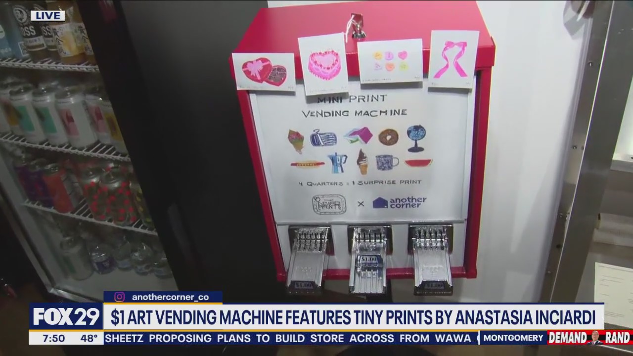 $1 Art Vending Machines | FOX 29 Philadelphia