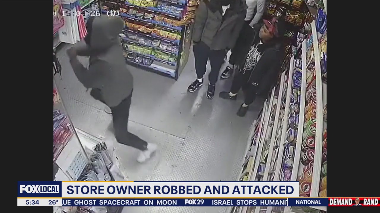 Suspects sought after Philly store owner attacked, robbed | FOX 29 ...