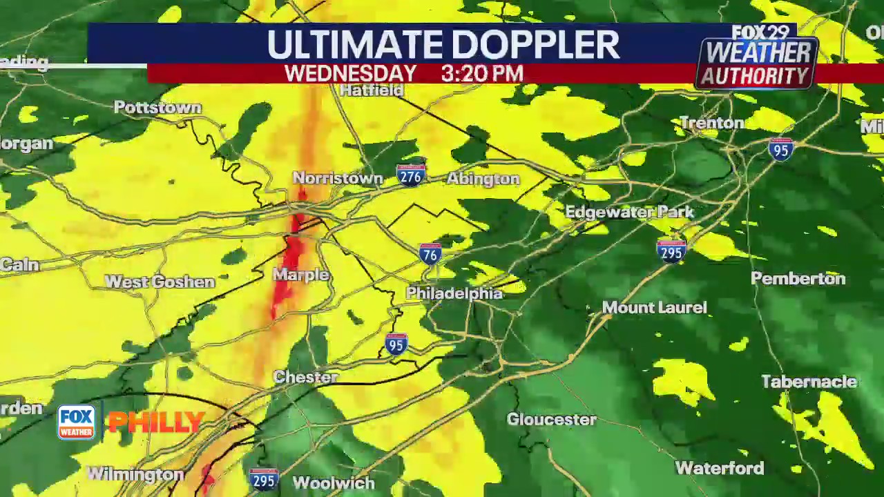 Wednesday afternoon update | FOX Weather Philly | FOX 29 Philadelphia