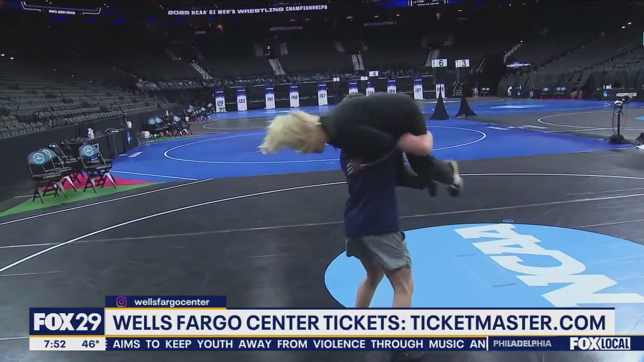 Jenn Attempts To Wrestle D1 Athletes | FOX 29 Philadelphia