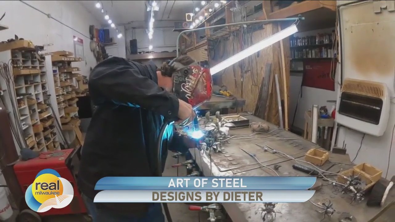 Art of Steel; Designs By Dieter creates handcrafted metal art | FOX6 ...