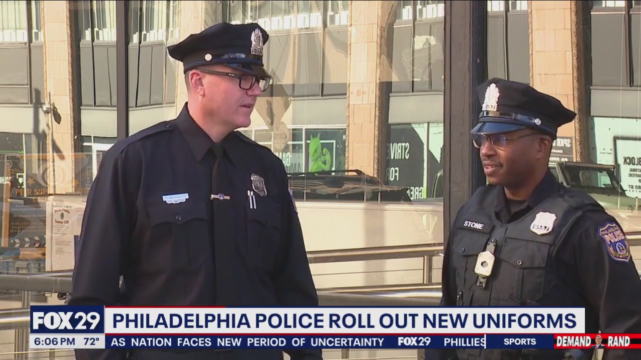 Philly police roll our new uniforms | FOX 29 Philadelphia