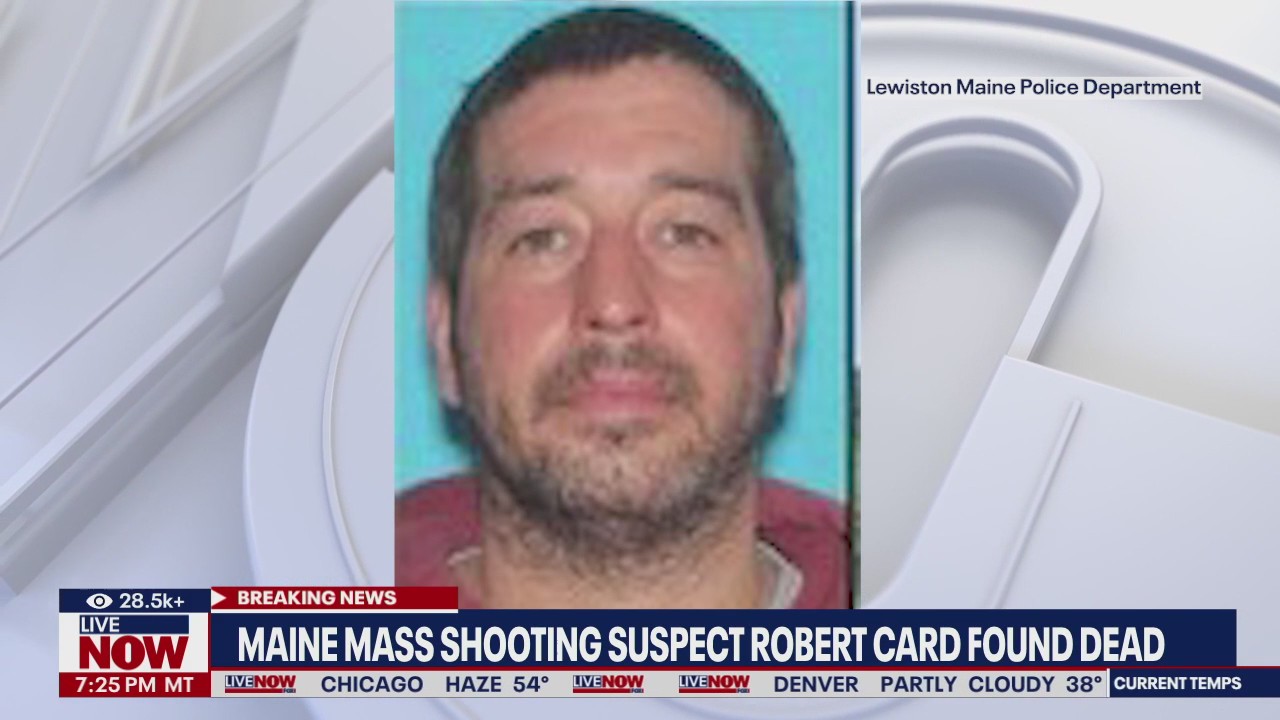 Maine murder suspect Robert Card found dead | LiveNOW from FOX