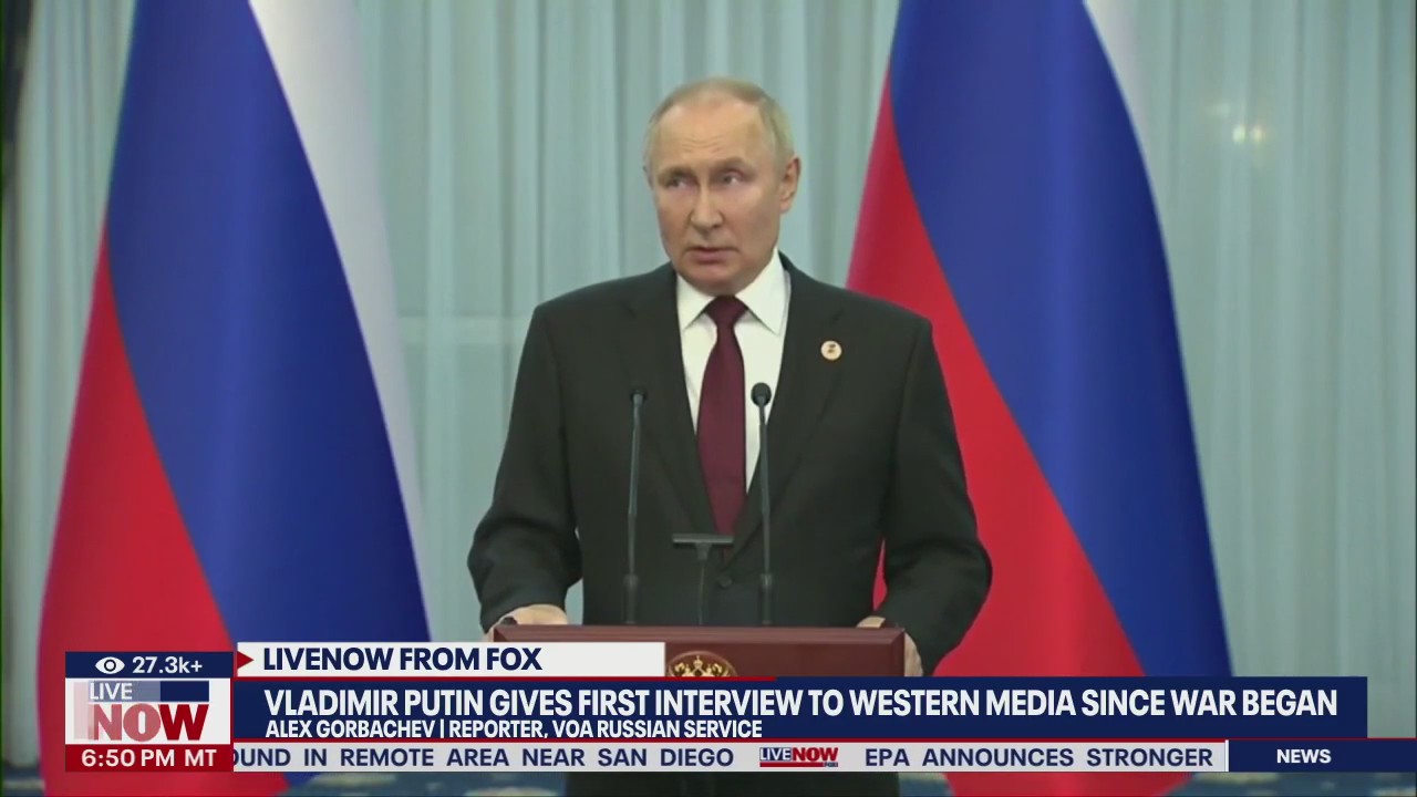 Putin, Tucker Carlson interview complete: Kremlin | LiveNOW from FOX