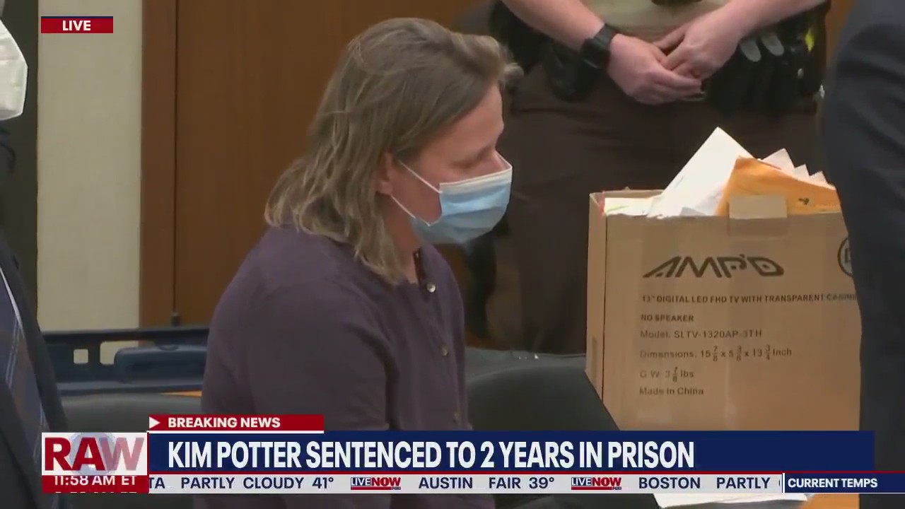 Kim Potter gets 16 months in prison for killing Daunte Wright | LiveNOW ...