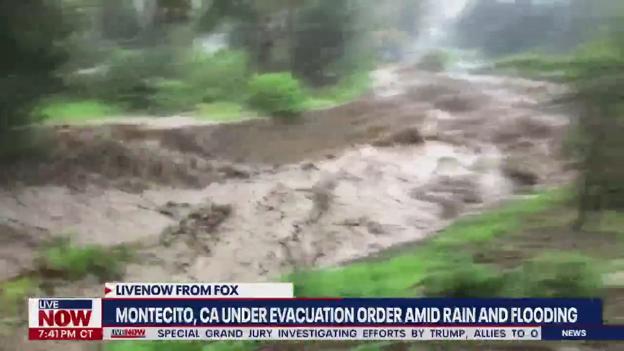 California flooding: entire Montecito area under evacuation orders ...