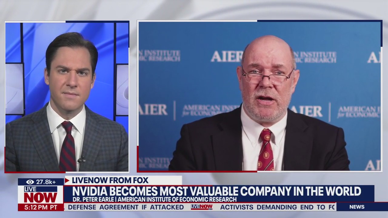 Nvidia becomes world's most valuable company | LiveNOW from FOX