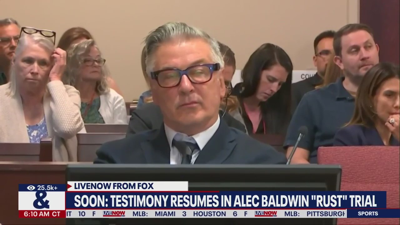 Testimony soon to resume in Baldwin "Rust" trial | LiveNOW from FOX