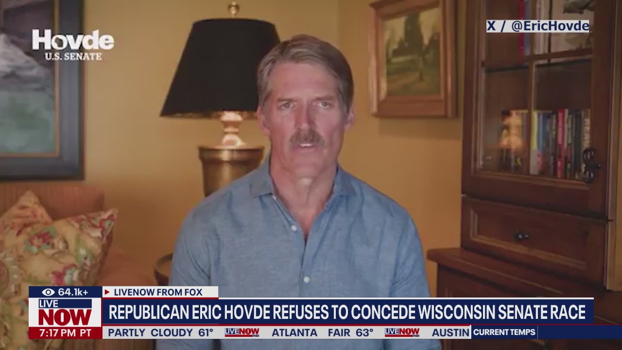 Eric Hovde refuses to concede Wisconsin Senate race | LiveNOW from FOX