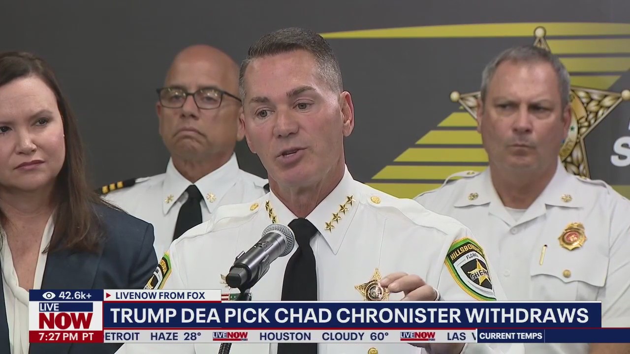 Trump's DEA pick Chad Chronister withdraws | LiveNOW from FOX
