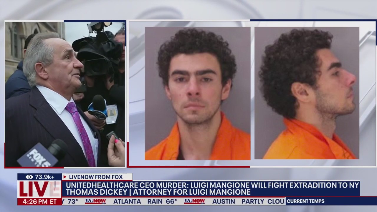 Luigi Mangione's attorney speaks to media | LiveNOW from FOX