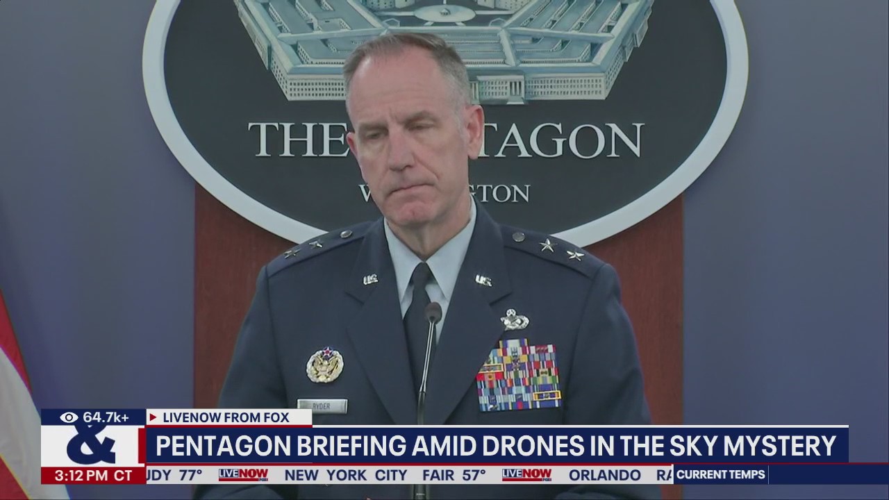 Watch: Reporters ask Pentagon official about Drones | LiveNOW from FOX