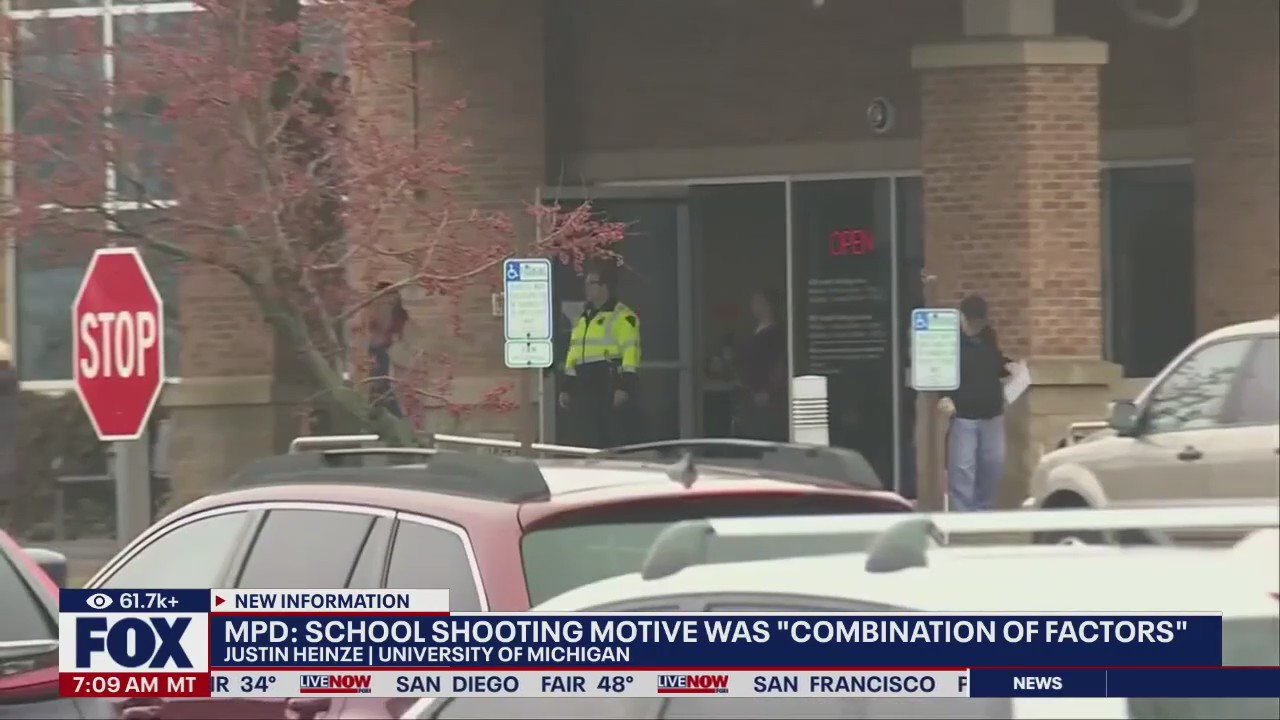 MPD: School shooting motive "combination of factors" | LiveNOW from FOX
