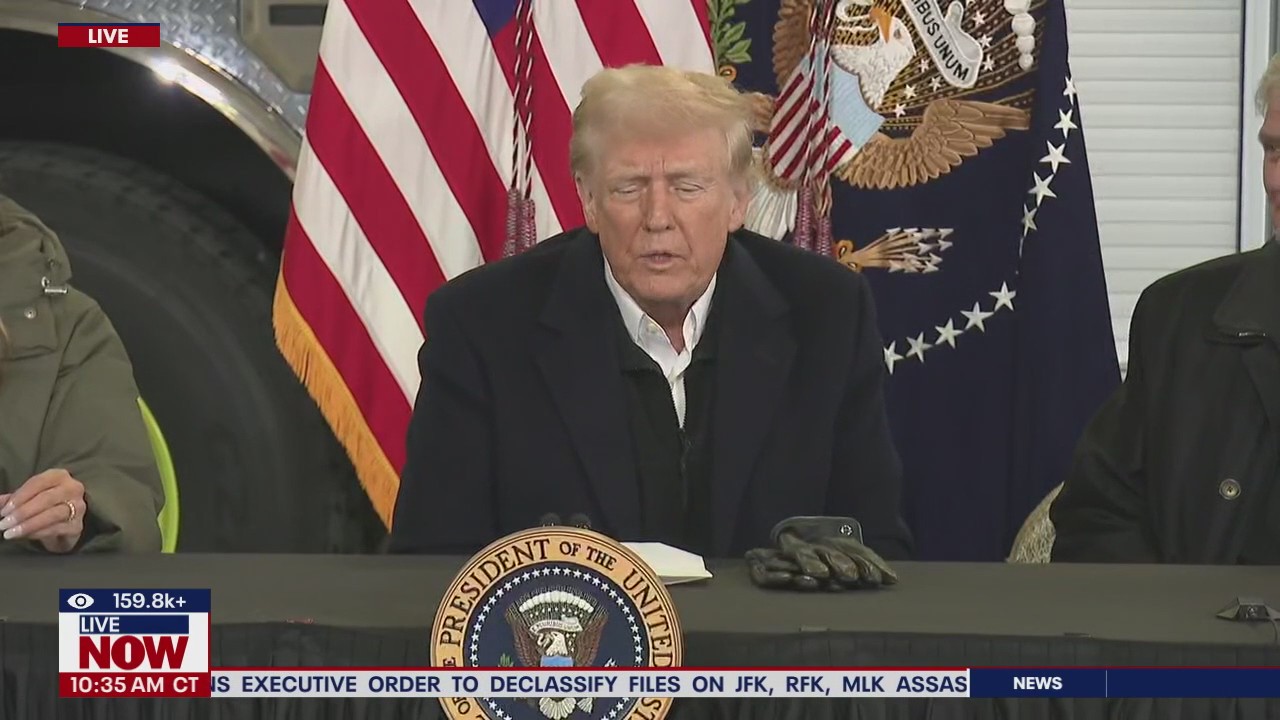 President Trump speaks in Ashville NC on Helene | LiveNOW from FOX