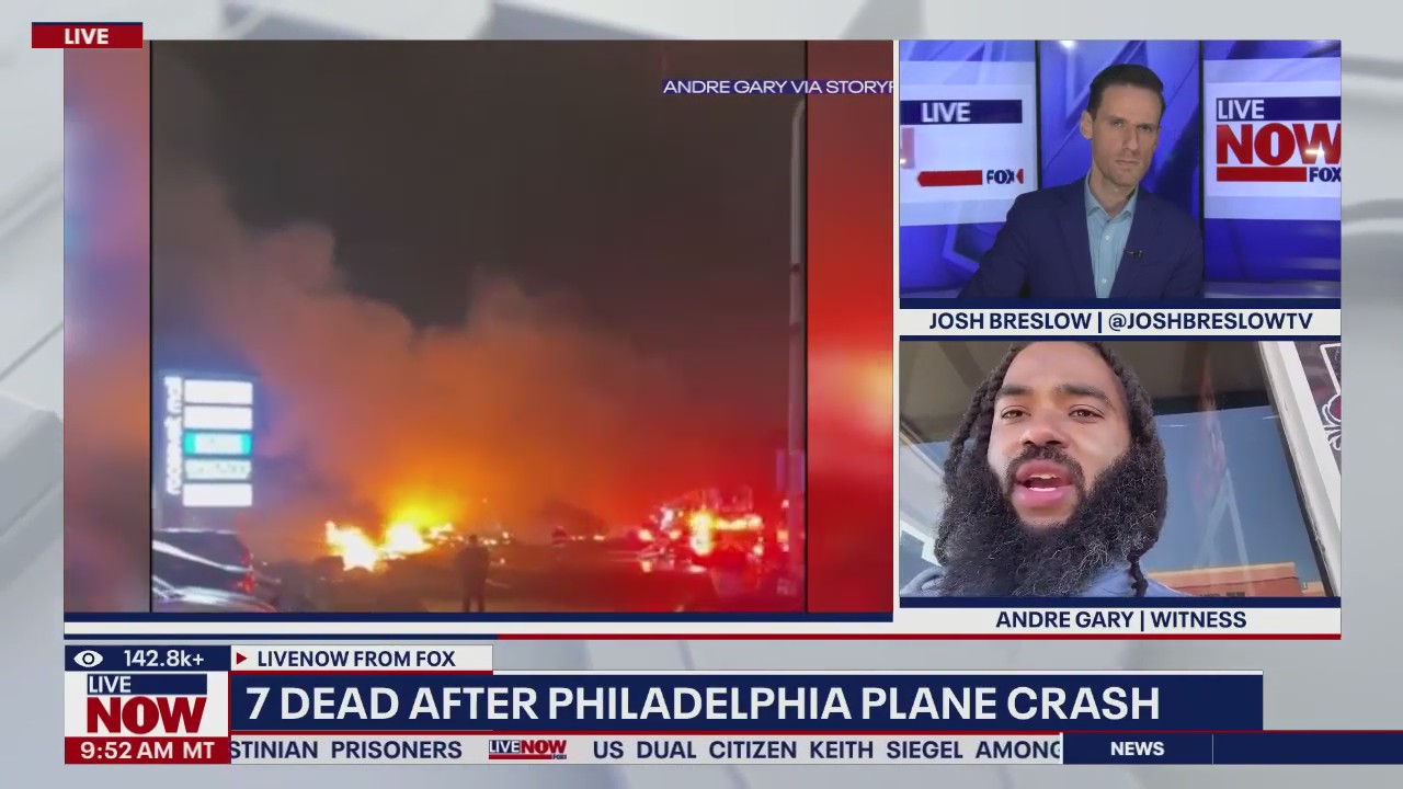 Witness explains seeing deadly Philadelphia plane crash | LiveNOW from FOX