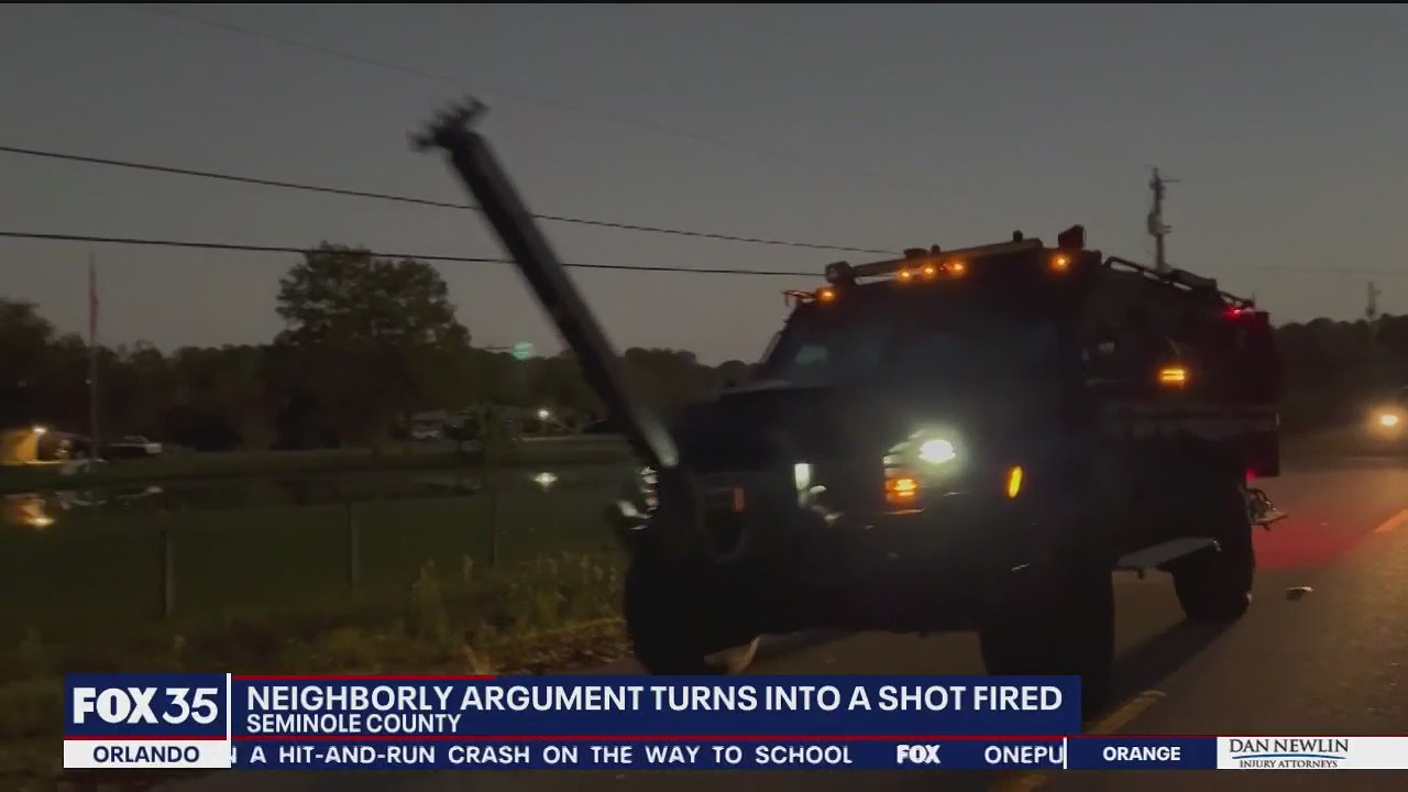 Neighborhood argument ends in shots fired, stand-off | FOX 35 Orlando