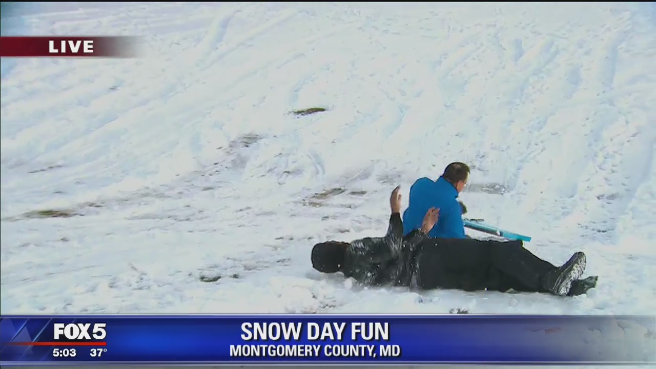 Snow wipeout! | FOX 5 DC