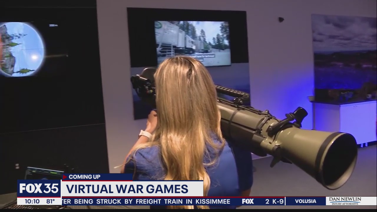 Florida company training with virtual war games | FOX 35 Orlando